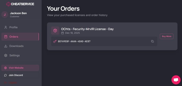 First Time Customer Guide | Cheatservice